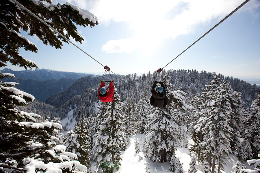 Zipline - Zipline Tours - 3 Line | Grouse Mountain - The Peak of Vancouver
